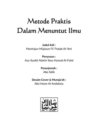 Metode Praktis Dalam Menuntut Ilmu.pdf