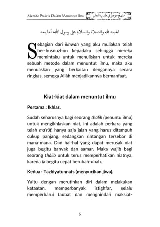Metode Praktis Dalam Menuntut Ilmu.pdf