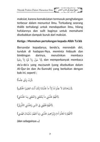 Metode Praktis Dalam Menuntut Ilmu.pdf