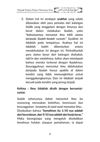 Metode Praktis Dalam Menuntut Ilmu.pdf