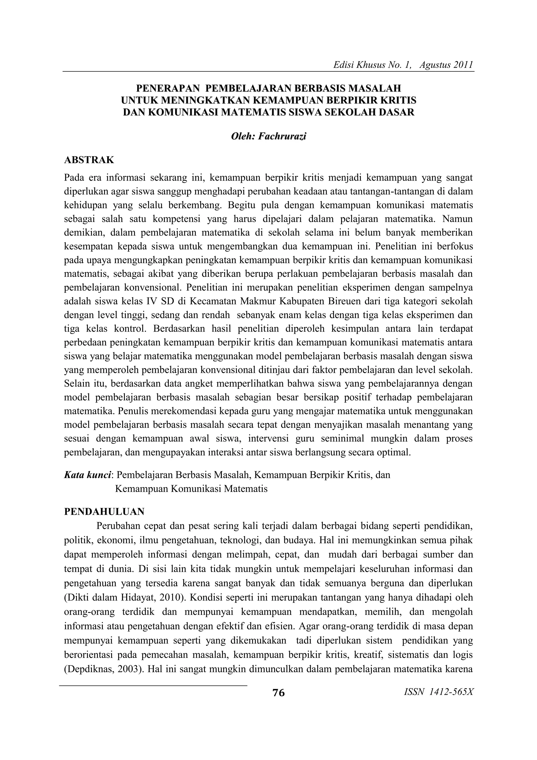 Metode problen solving | PDF