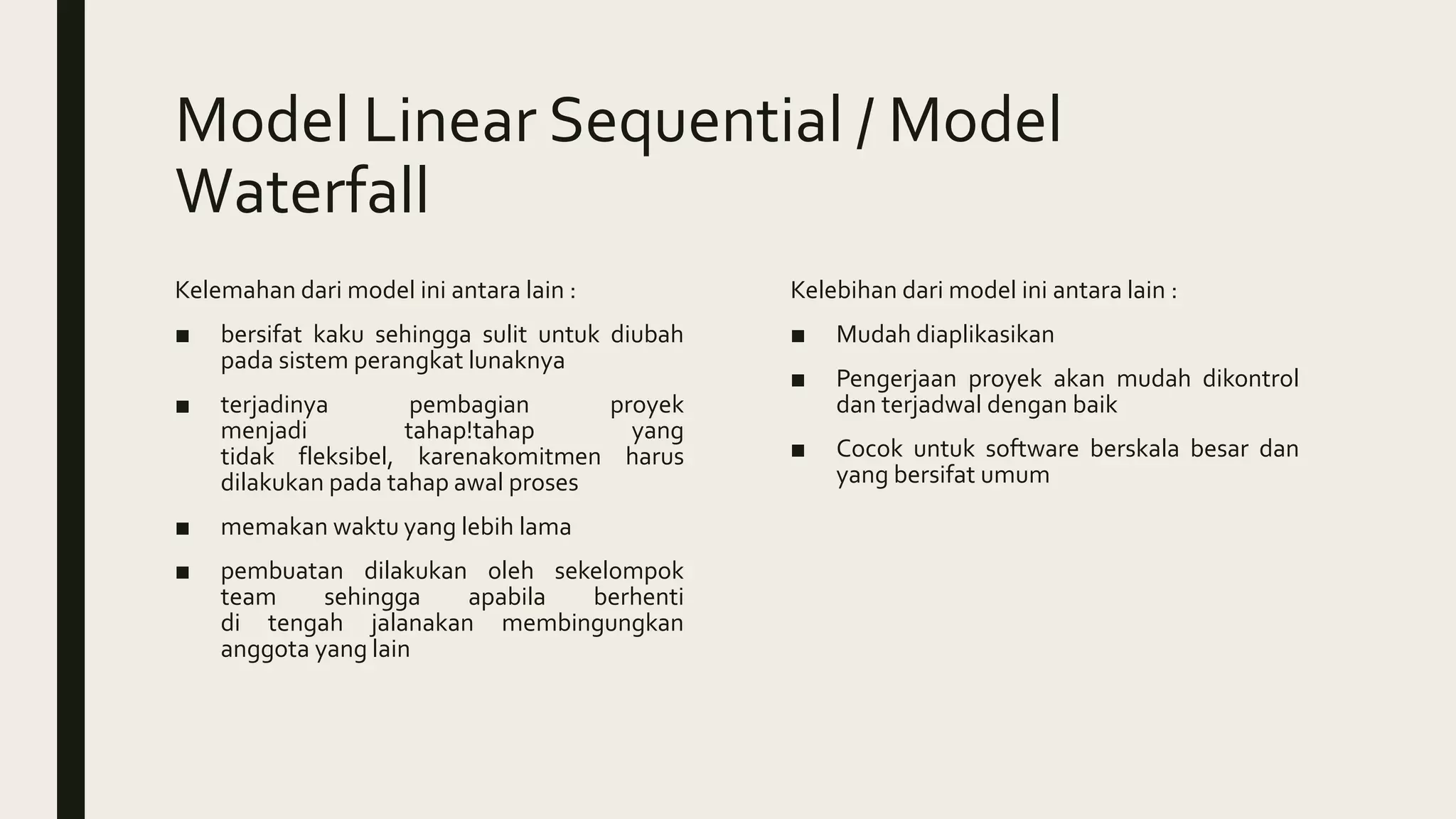 Metode proses pengembangan perangkat lunak | PPTX