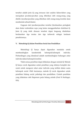 Metode q | PDF