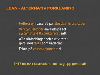 Metoder för verksamhetsutveckling | PPT