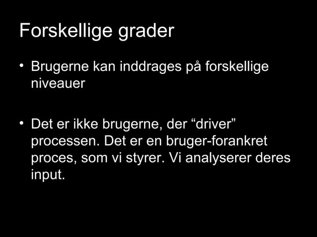Metoder til brugerdrevet innovation | PPT