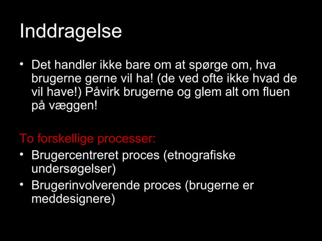 Metoder til brugerdrevet innovation | PPT