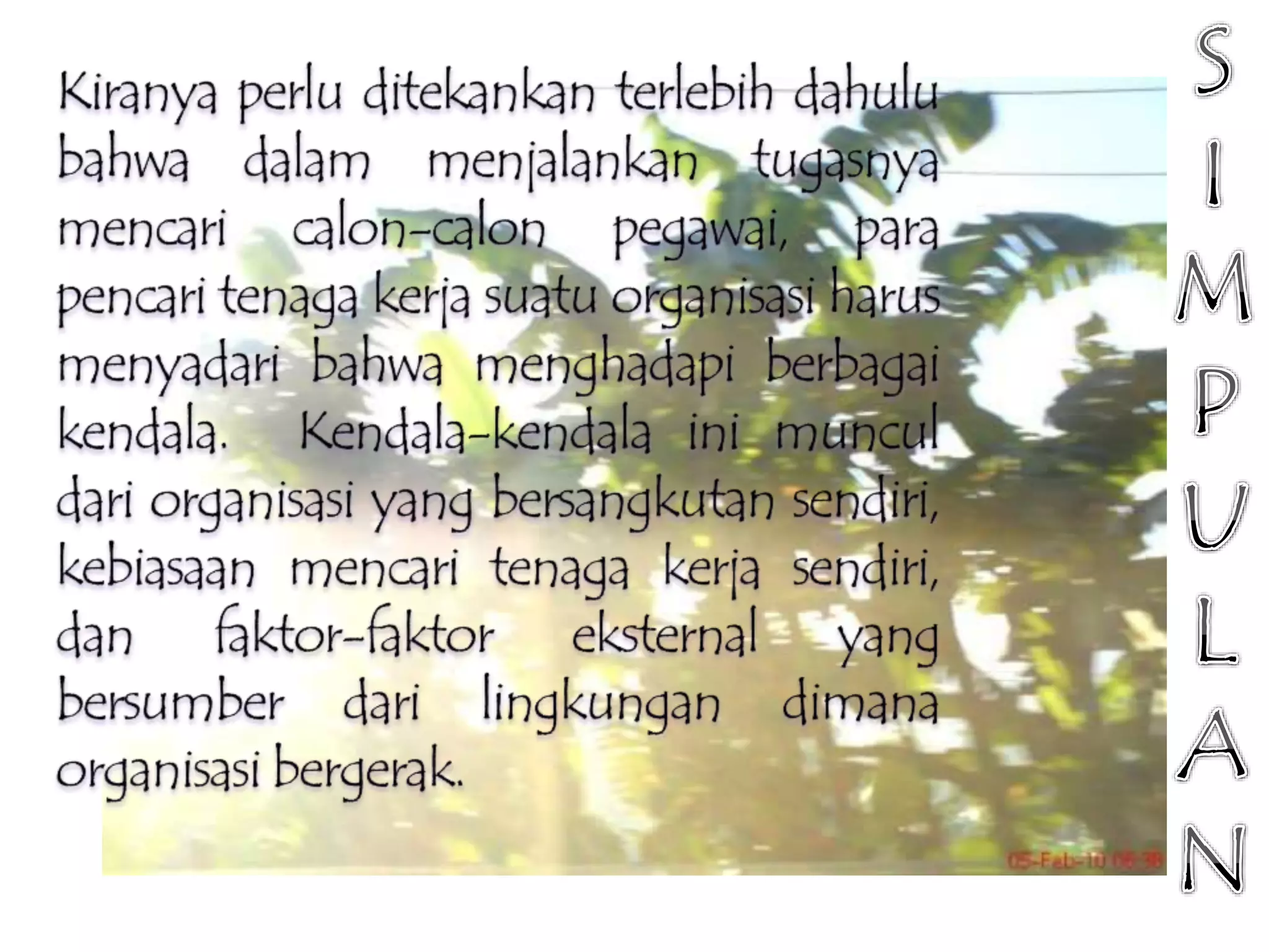 Metode Rekrutmen | PPTX