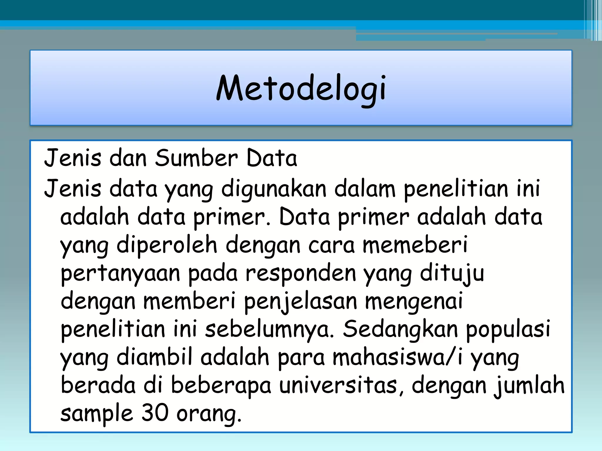 Metode riset power point | PPT