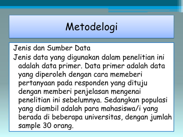 Metode riset power point | PPT