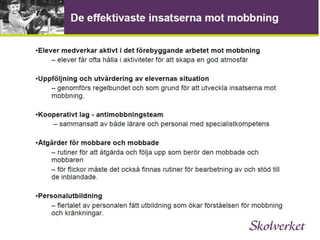 Metoder mot mobbing | PPTX