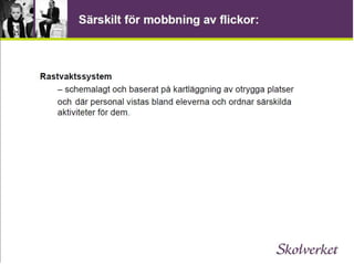 Metoder mot mobbing | PPTX