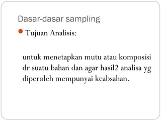 Metode sampling | PPT