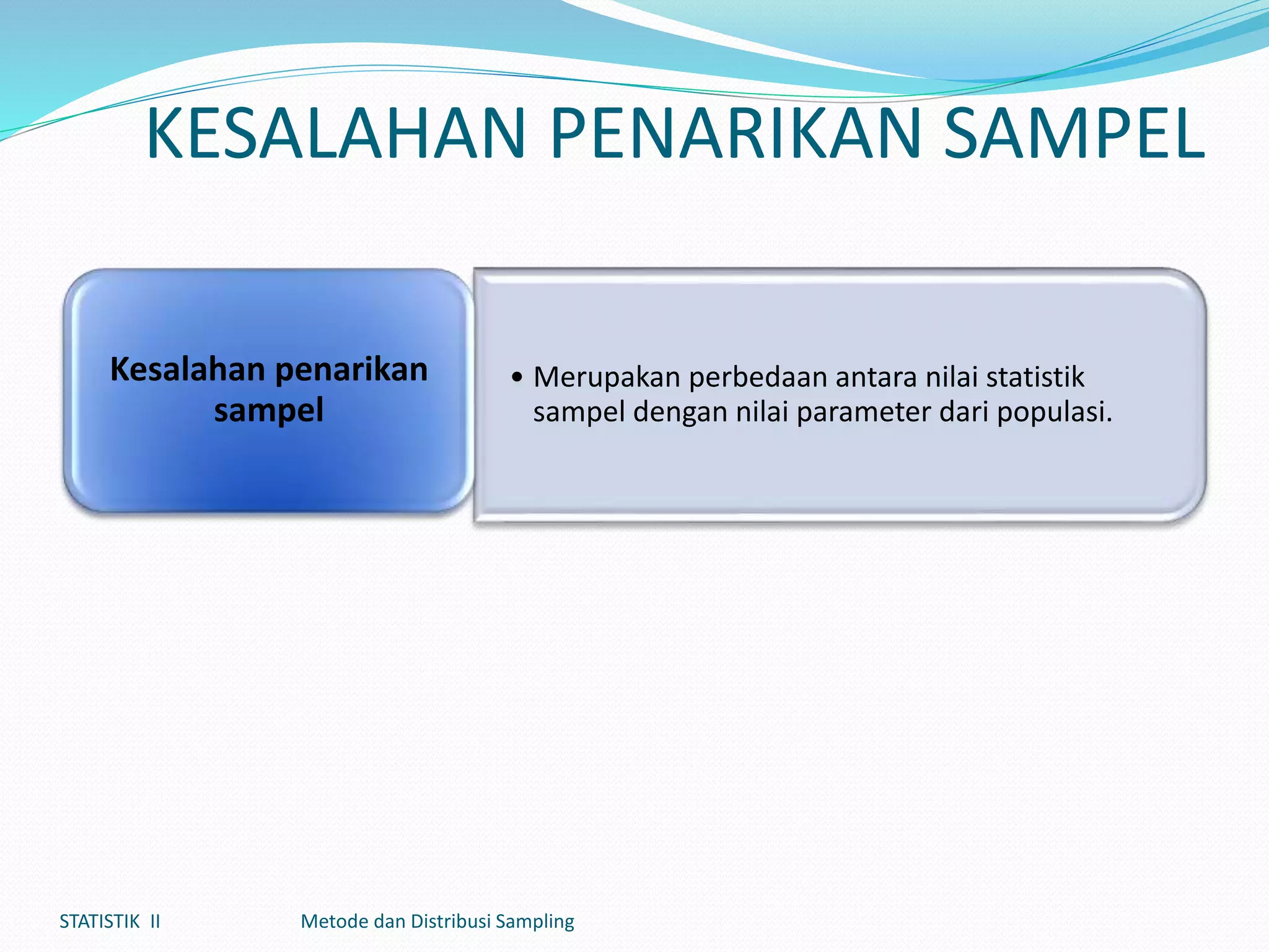 Metode sampling | PPSX