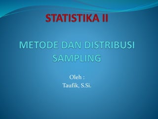Metode sampling | PPT