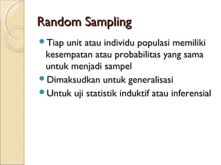 Metode sampling kimia farmasi | PPT
