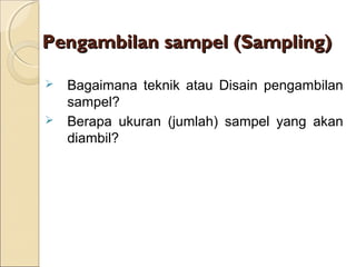 Metode sampling kimia farmasi | PPT