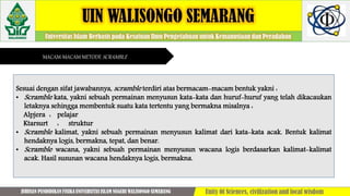 Metode scramble | PPT