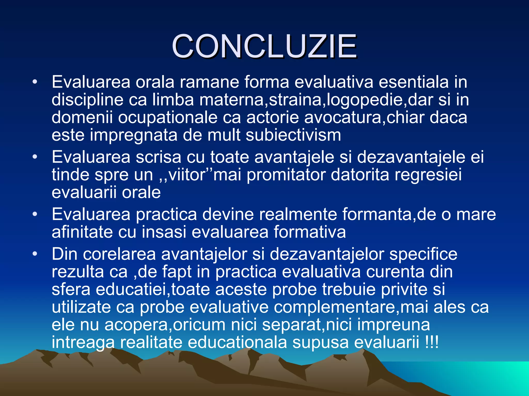 Metode si instrumente de evaluare | PPT