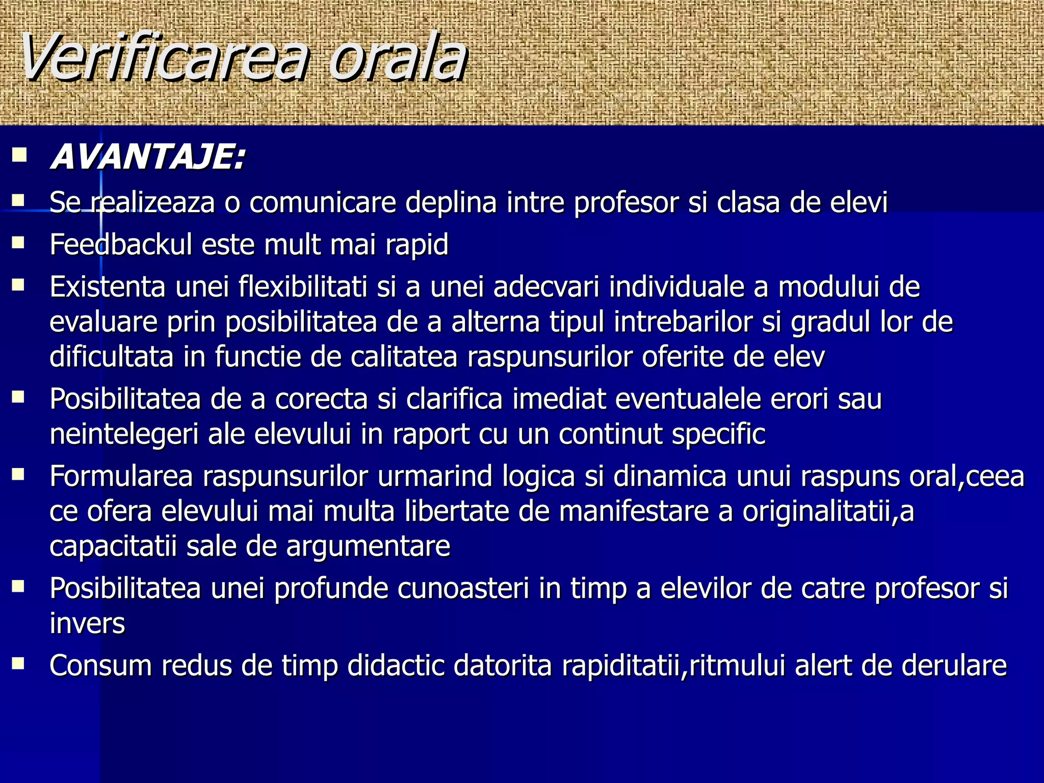 Metode si instrumente de evaluare | PPT