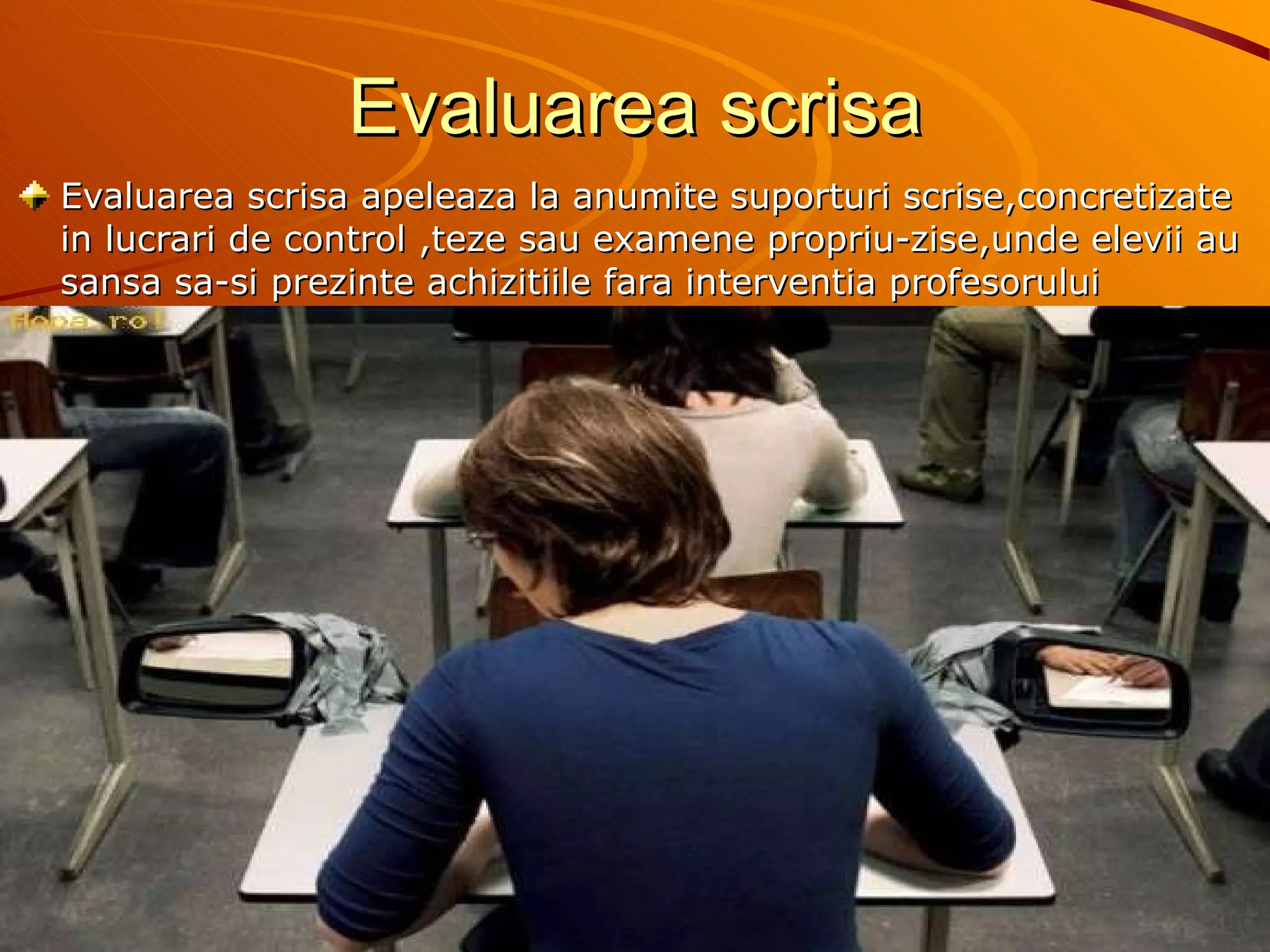 Metode si instrumente de evaluare | PPT