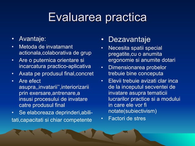 Metode si instrumente de evaluare | PPT