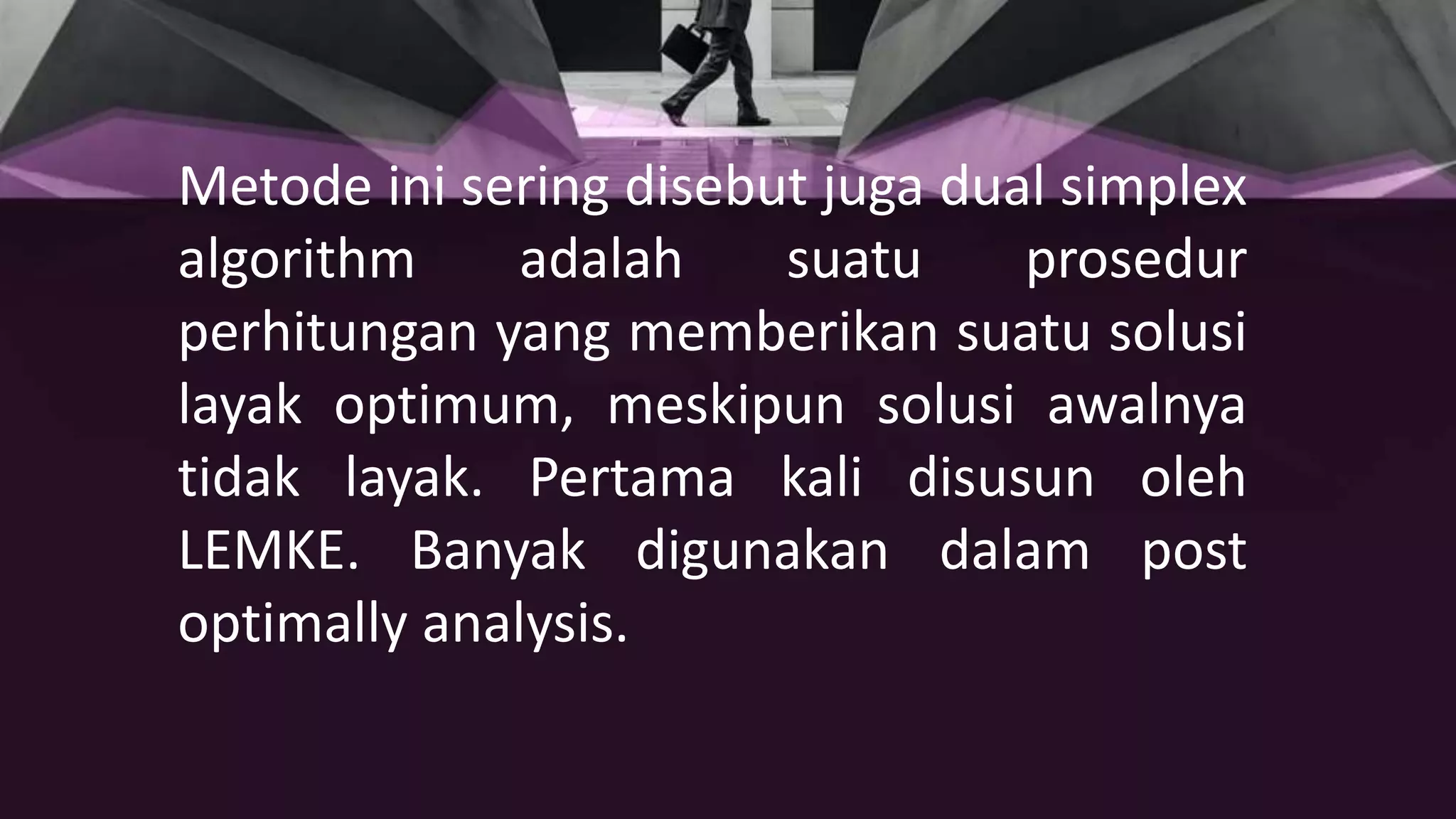 Metode simpleks dual | PPTX