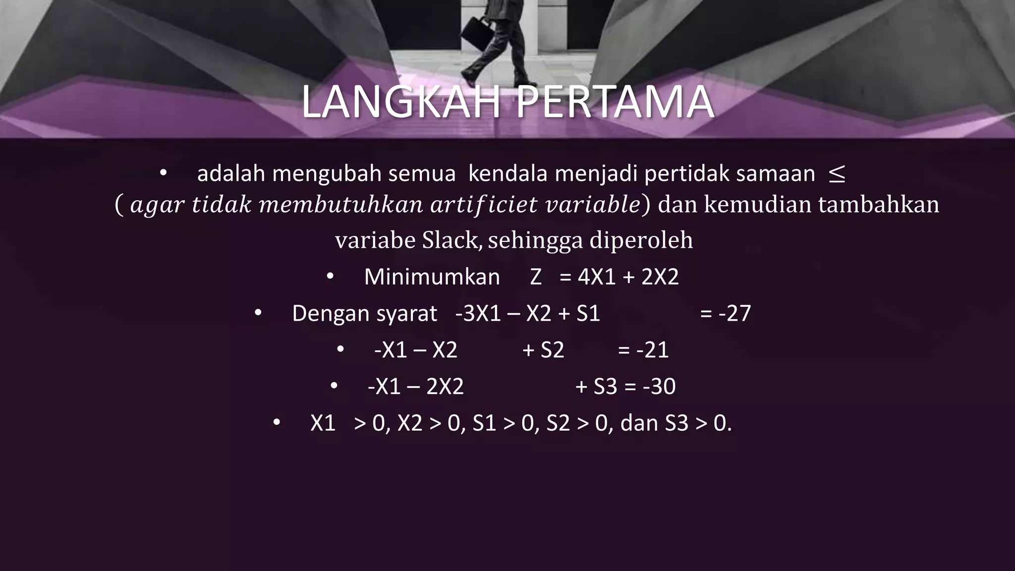 Metode simpleks dual | PPTX