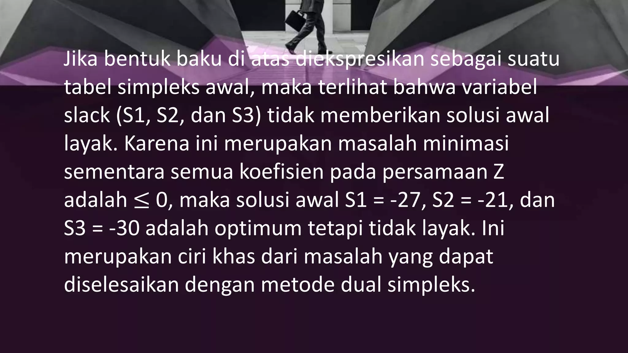 Metode simpleks dual | PPTX