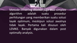 Metode simpleks dual | PPTX