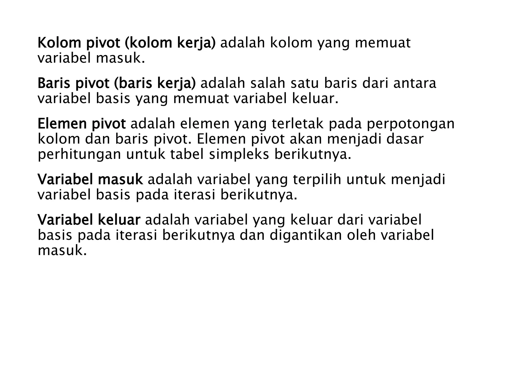 Metode simpleks kelompok 6_10A3 | PPTX