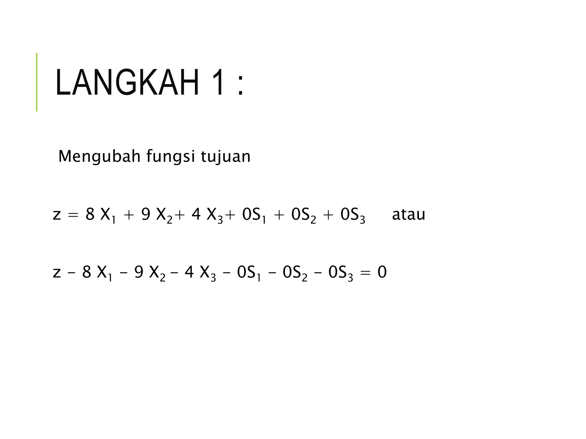 Metode simpleks kelompok 6_10A3 | PPTX