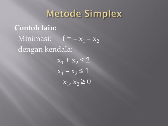 Metode simplex 1 | PDF