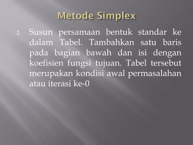 Metode simplex 1 | PDF