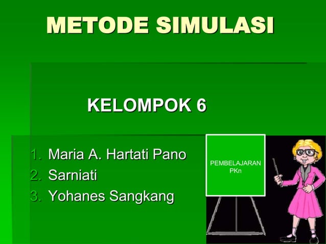 Metode simulasi | PPTX