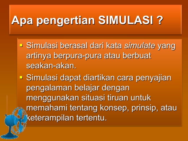 Metode simulasi | PPTX
