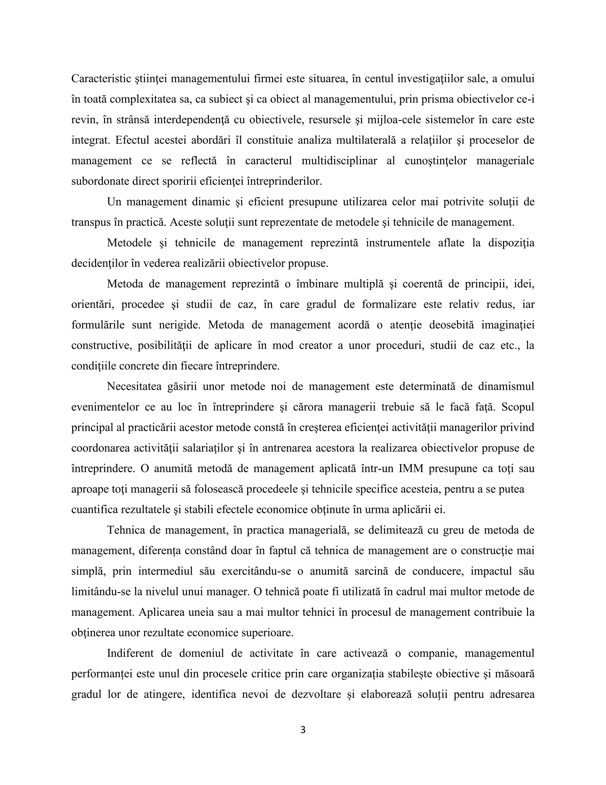 Metode si tehnici de management aplicate de SC Maguay Impex SRL | PDF