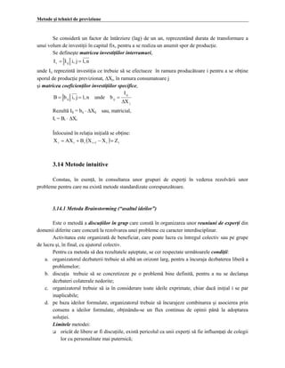 Metode si tehnici de previziune | PDF