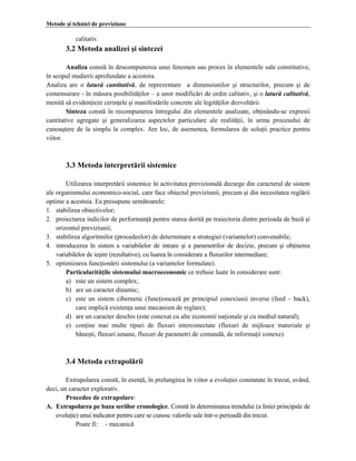 Metode si tehnici de previziune | PDF