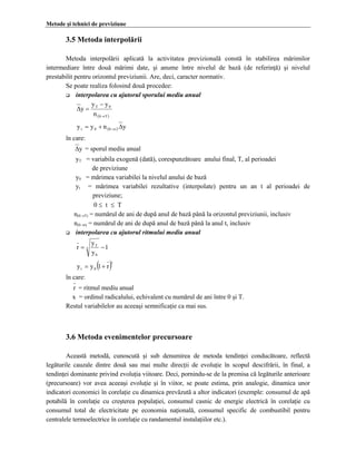 Metode si tehnici de previziune | PDF