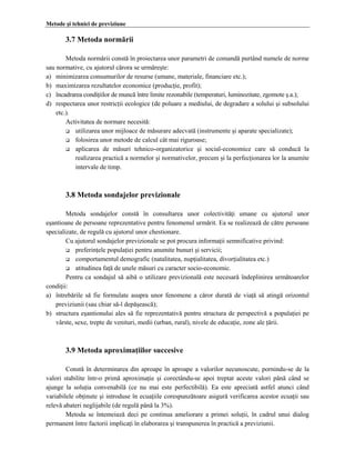 Metode si tehnici de previziune | PDF