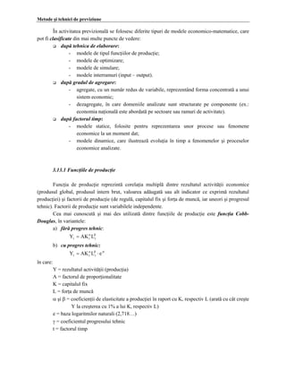 Metode si tehnici de previziune | PDF