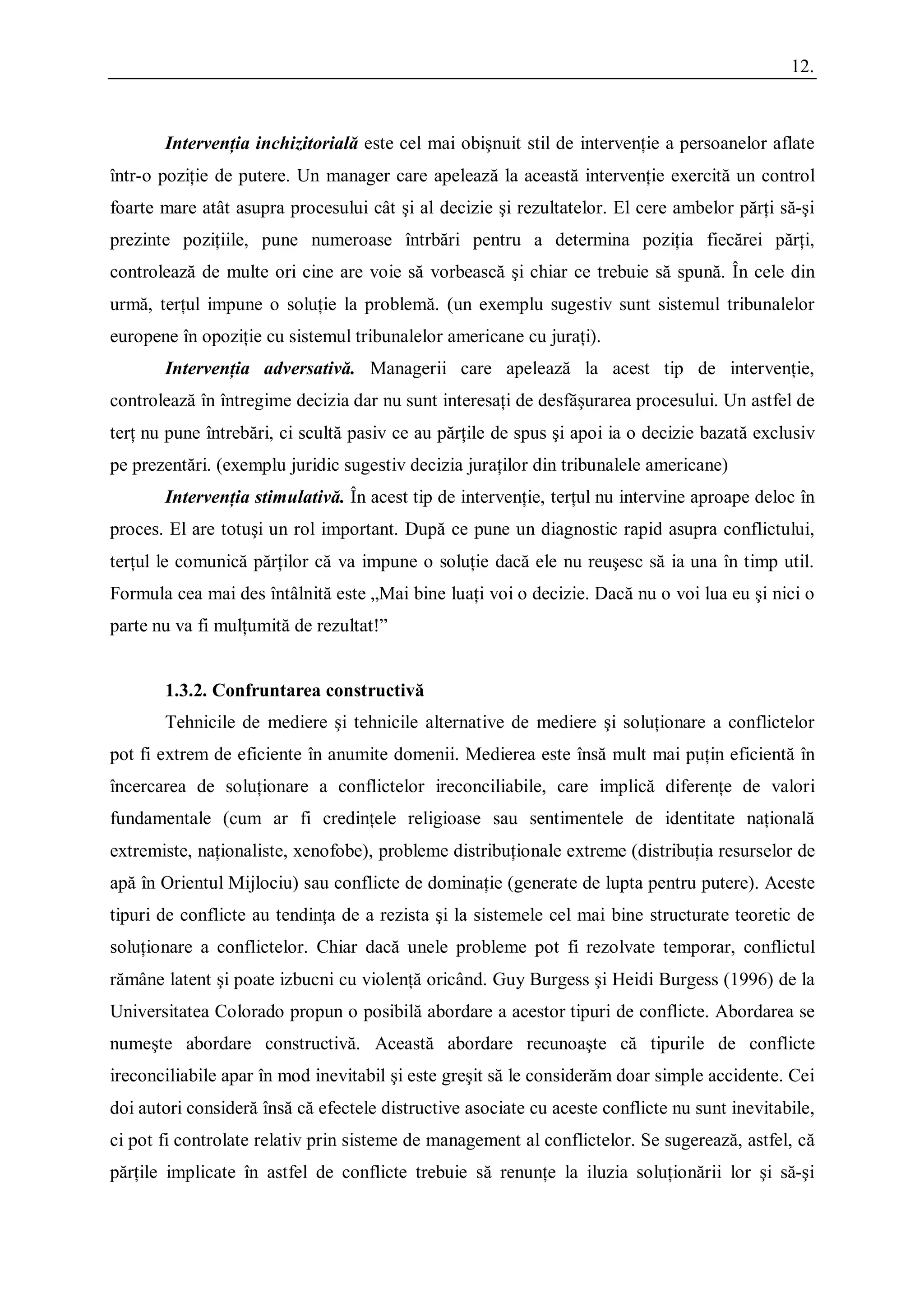 Metode si tehnici de solutionare a conflictelor | PDF