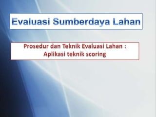 Metode skoring | PPTX