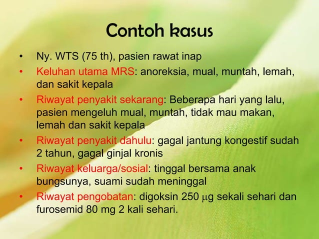 Contoh Soap Apoteker Di Cppt - Perumperindo.co.id
