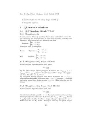 Metode statistik 1 modul 2013 | PDF