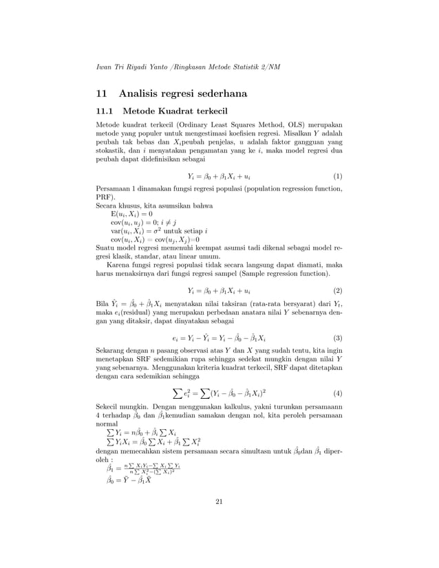 Metode statistik 1 modul 2013 | PDF