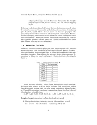 Metode statistik 1 modul 2013 | PDF