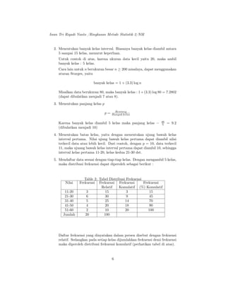 Metode statistik 1 modul 2013 | PDF