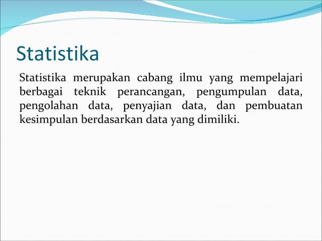 Metode statistika | PPT