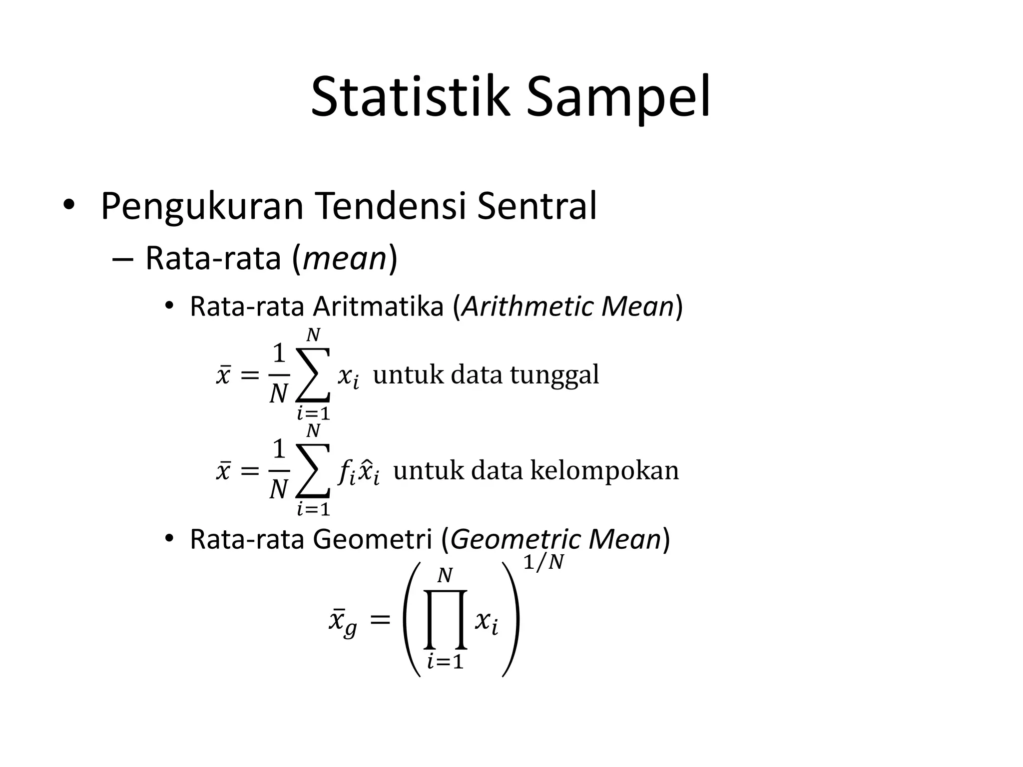 Metode statistika | PPTX